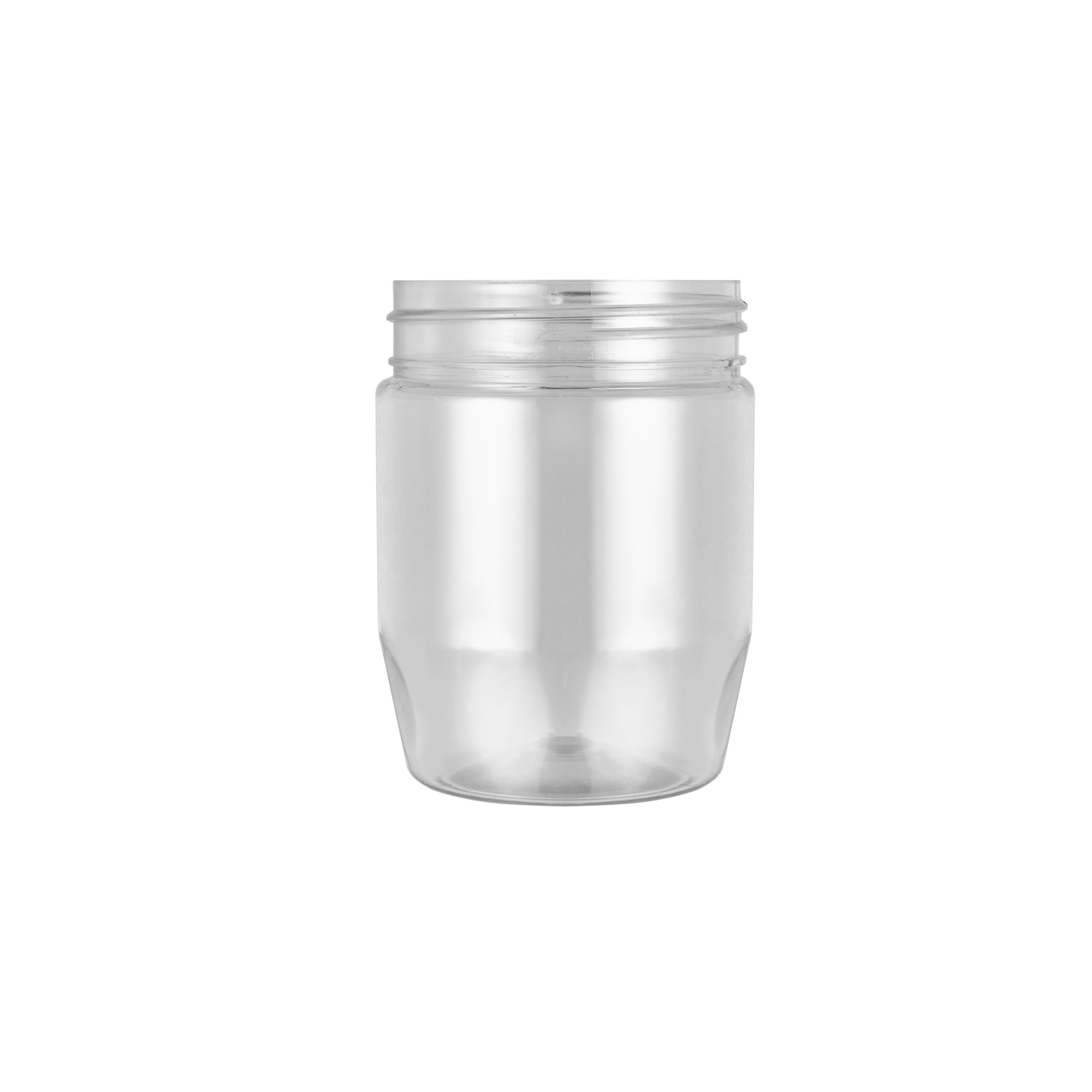 85 MM 500 CC DOTTED ROUND PET JAR